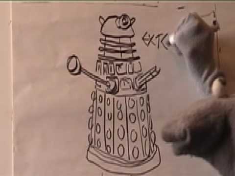 Draw A Dalek · Scottish Falsetto Sock Puppet Theatre · TARDIS Guide